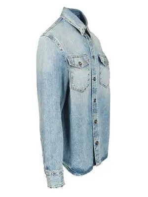 Versace Studded Denim Shirt