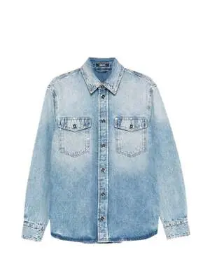 Versace Studded Denim Shirt