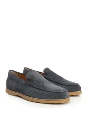 TOD'S Suede Leather Moccasin Slipper