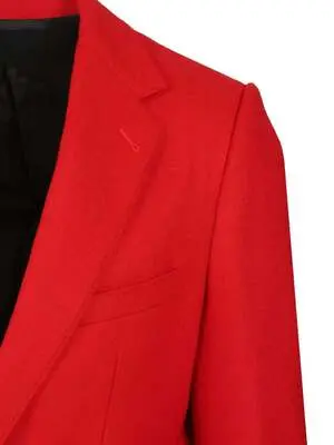 Celine Tailored Blazer In Lined Wool Flannel