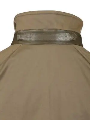 TOM FORD Zip Up Jacket With Cashmere Lining And Leather Trim - Green