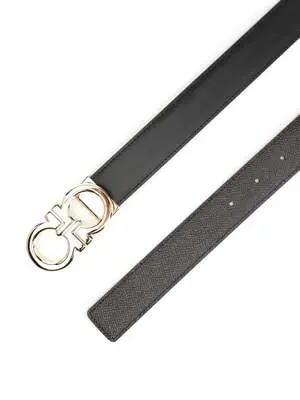 FERRAGAMO Reversible And Adjustable Gancini Belt