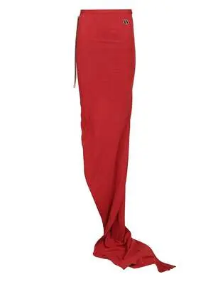 Moncler Maxi Skirt With Adjustable Slit