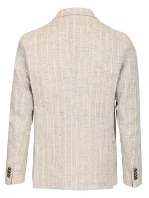 Tagliatore Double-breasted Pinstriped Blazer