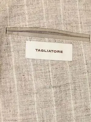 Tagliatore Double-breasted Pinstriped Blazer