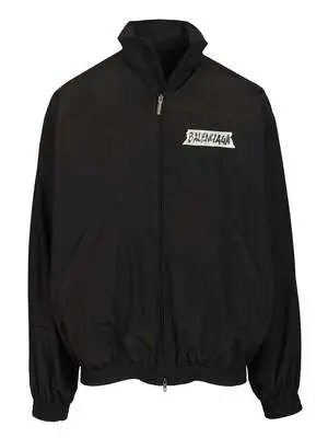 Balenciaga Masking Tape Tracksuit Jacket - Black