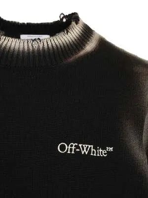 Off-White Diag Corrosion Knit Sweater