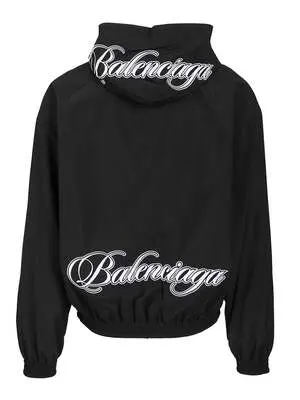 Balenciaga Cursive Reversible Tracksuit Jacket