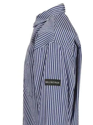 Balenciaga Oversized Striped Shirt