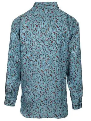Dries Van Noten Shiny Satin Shirt - Multicolor