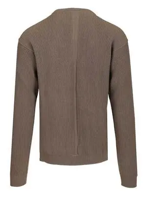 Rick Owens Crew Neck Wool Sweater