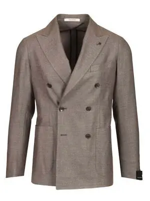 Tagliatore Montecarlo Double-breasted Blazer - Gray