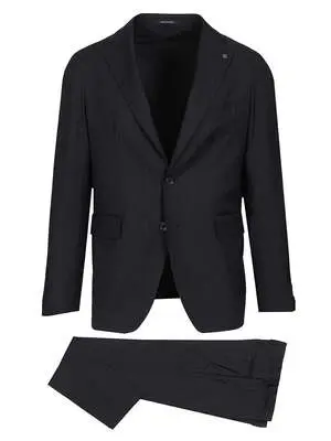 Tagliatore Montecarlo Pinstriped Suit - Blue