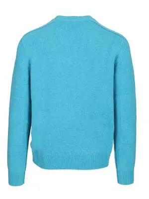 Burberry Cashmere Blend Pullover With Equestrian Knight Design