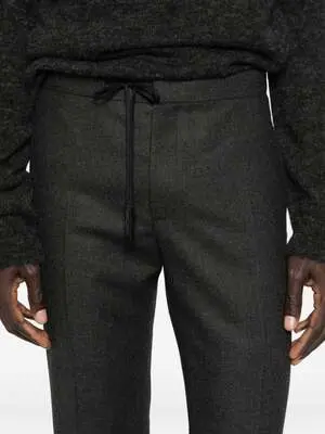 MAISON MARGIELA Tailored Wool Trousers - Gray