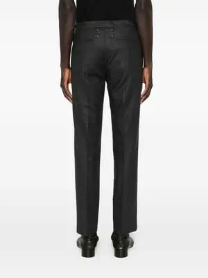 MAISON MARGIELA Tailored Wool Trousers - Gray