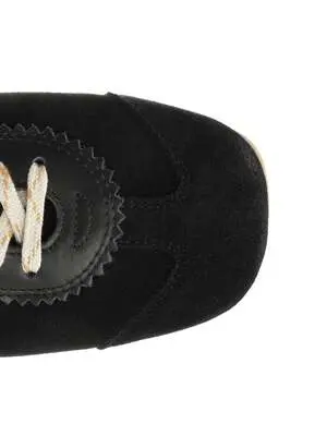 Dries Van Noten Suede Lace-up Sneakers - Black