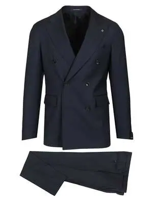 Tagliatore Vesuvio Double-breasted Suit - Blue