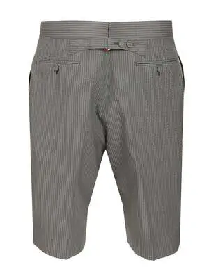 Thom Browne Seersucker Wool Bermuda Shorts