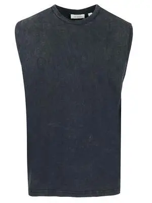 Off-White Sleeveless T-shirt - Blue