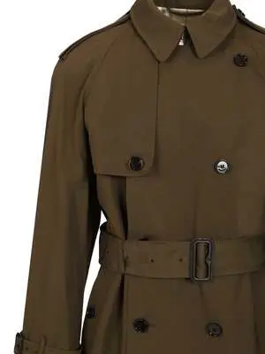 Burberry Long Cotton Trench Coat