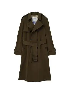 Burberry Long Cotton Trench Coat