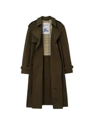 Burberry Long Cotton Trench Coat