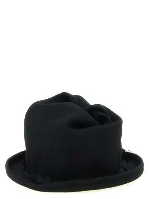 Yohji Yamamoto Sculptural Crown Hat