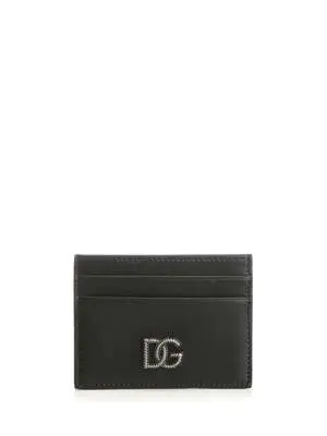 Dolce & Gabbana Calfskin Card Holder - Black