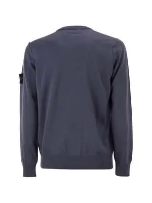 Stone Island Sweater In Organic Cotton