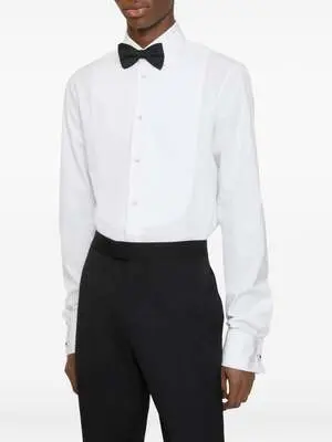 Burberry Slim-fit Cotton Tuxedo Shirt - White