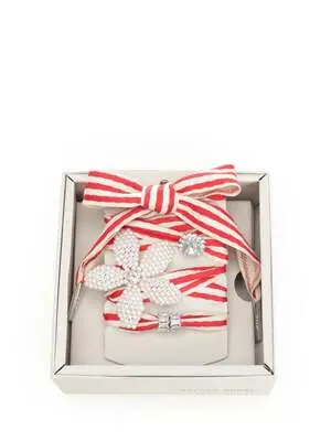 GOLDEN GOOSE Embellished Ribbon Laces - Red
