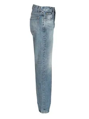 Celine Boyfriend Jeans In Cotton Denim