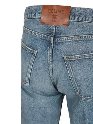 Celine Boyfriend Jeans In Cotton Denim