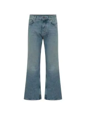 Off-White Half Arrow Print Jeans - Blue