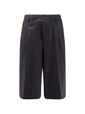 AMI Paris Wide-leg Bermuda Shorts
