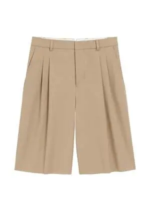 AMI Paris Wide-leg Bermuda Shorts