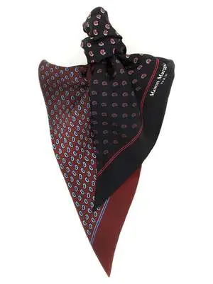 MAISON MARGIELA Paisley Print Double-sided Scarf - Multicolor