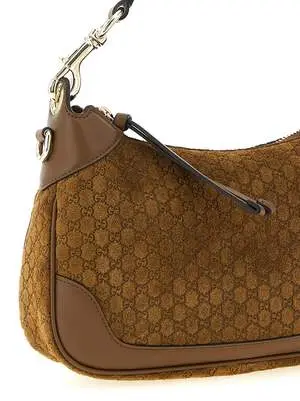 Gucci B' Small Shoulder Bag - Brown