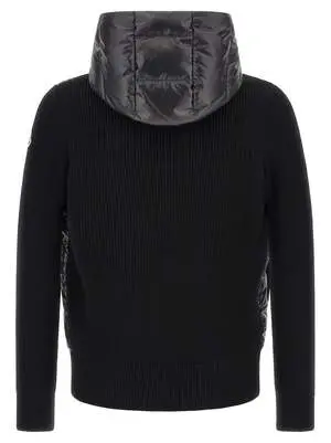 Moncler Padded Hooded Cardigan