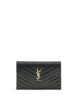 Saint Laurent Cassandre Mini Shoulder Bag - Black