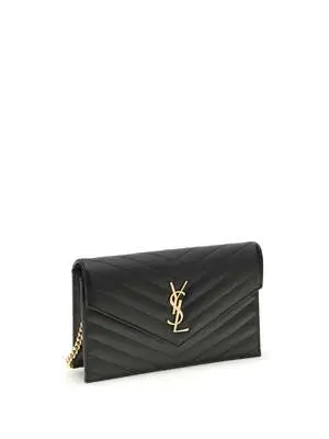 Saint Laurent Cassandre Mini Shoulder Bag - Black