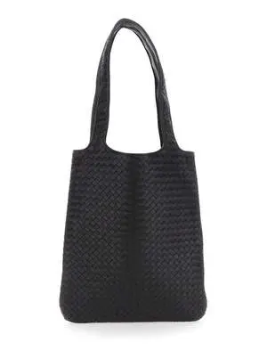 Bottega Veneta Veneto' Brown Shoulder Bag With Intrecciato Motif In Leather For - Multicolor