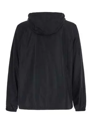 Burberry Tech Fabric Jacket With Logo Patch - Multicolor