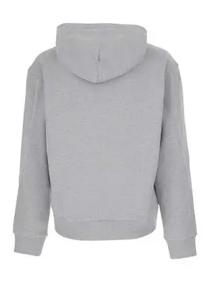 Givenchy Grey Hooded Sweatshirt With Logo Lettering Usl Front In Cotton - Multicolor