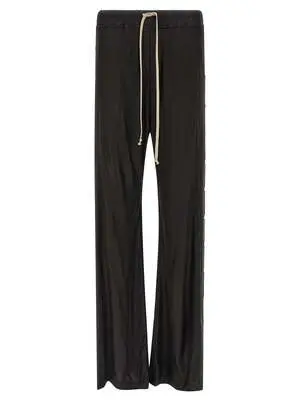 Rick Owens Wide Pusher' Pants - Black