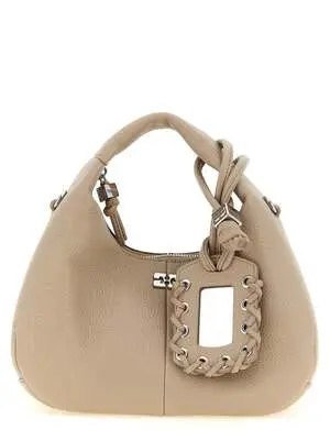 GANNI Mini Hobo' Handbag - Cream