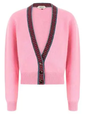 Versace Wool And Cashmere Cardigan