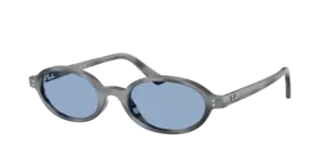 Ray-ban Ray-Ban Oval Frame Sunglasses Blue