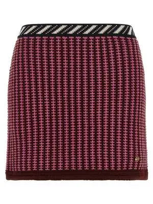 Versace Crochet Knit Skirt